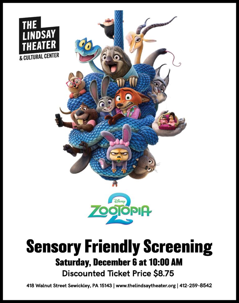 ‘Zootopia 2’ Sensory Friendly Screening – The Lindsay Theater and ...
